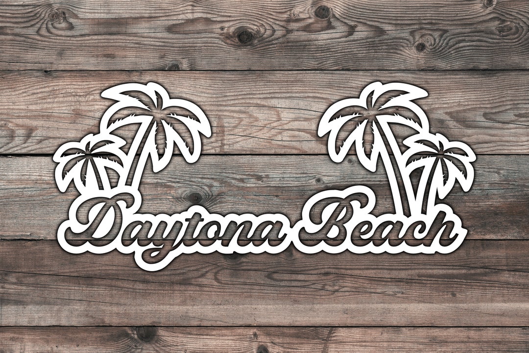 Daytona Beach Florida Sticker Decal - 7 X 3.1 Inch | Daytona Florida ...