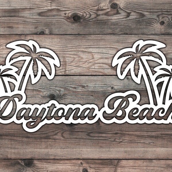 Daytona Beach Sticker - Etsy