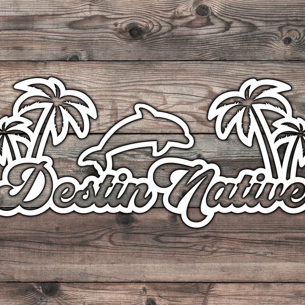 Destin Florida Sticker - Etsy