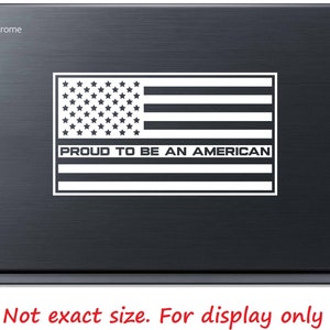 Proud to Be an American Flag Decal/sticker - 7.5 X 4 Inch | Patriotic ...