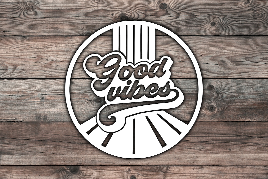 Good Vibes Decal Vinyl Graphics Sticker - 5.5 X 5.5 Inch | Good Vibes ...