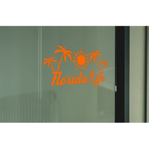 Florida Life Car Decal: Sunshine State Native Sticker (7.5 X 4 In) - Etsy