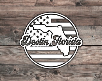 Miami Florida Sticker 6.5 X 3.9 in Miami Florida Car Sticker for ...