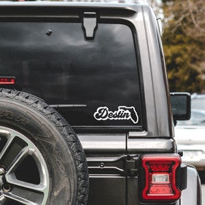 Destin Florida Sticker - 6.5 X 2.5 in Destin Florida Car Sticker for ...