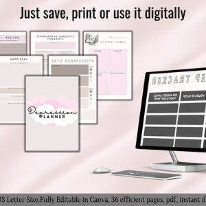 Printable Depression Planner, Depression Journal, Therapy Worksheet ...