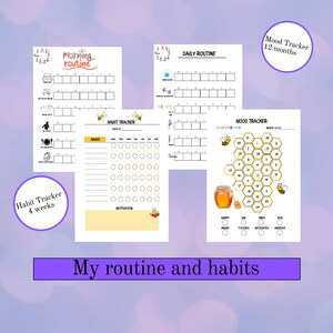 ADHD Planner for Kids, Children Planner, Printable School Planner,adhd ...