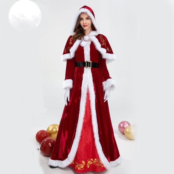 Mrs Claus Costume - Etsy
