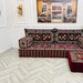 Authentic Arabic Floor Sofa Seating With Ottoman Table: Middle Eastern ...