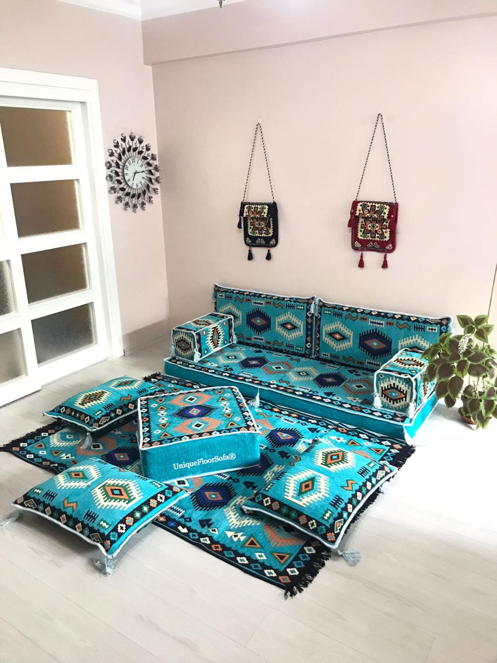 Arabic Sofa Floor Seating Set Sectional Sofa Couch With - Etsy