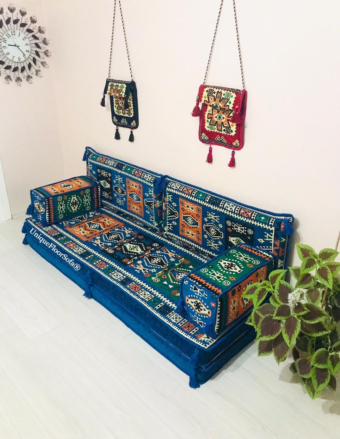 8'' Thickness High Arabic Sofa Set, Sectional Sofa, Moroccan Home Decor ...