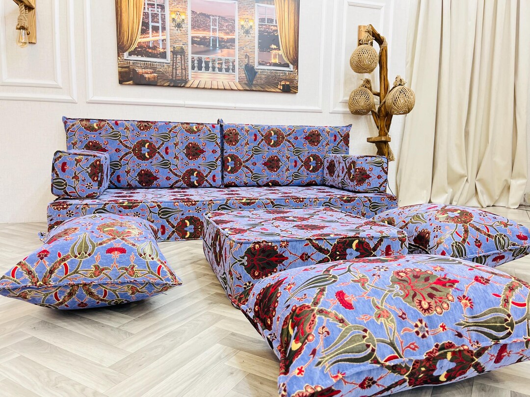 Customizable Unique Turkish Design Living Room Floor Seating Sofa Set ...