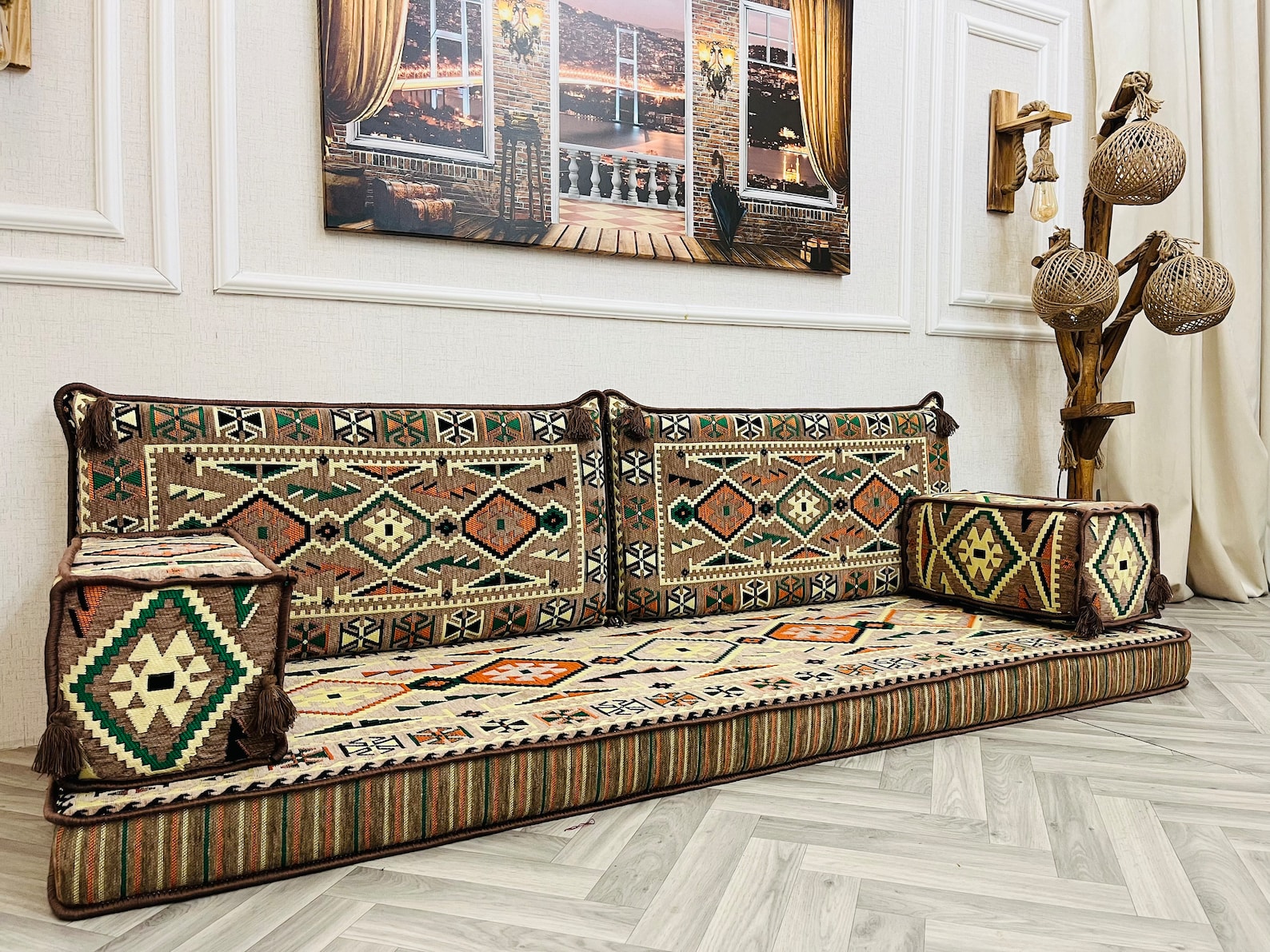 Anatolian Floor Sofa Set: Arabic Style Floor Seating - Etsy