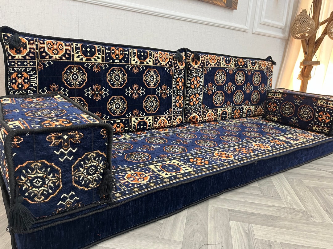 Arabic Sofa Floor Cushion Seating Couch, Living Room Home Decor, Floor ...