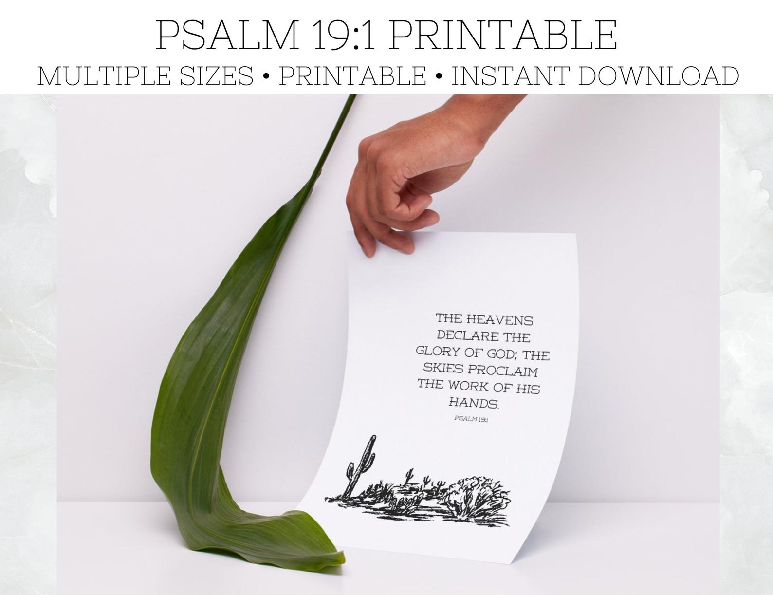 The Heavens Declare the Glory of God | Psalm 19:1 | Digital Download ...