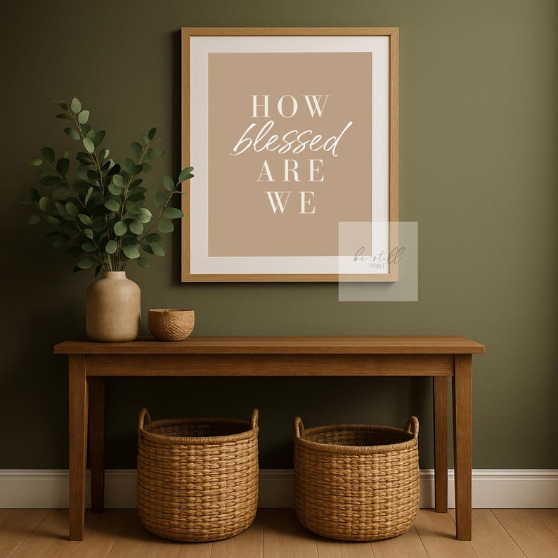 How Blessed Are We Printable: Wall Art (digital Download) Multiple ...