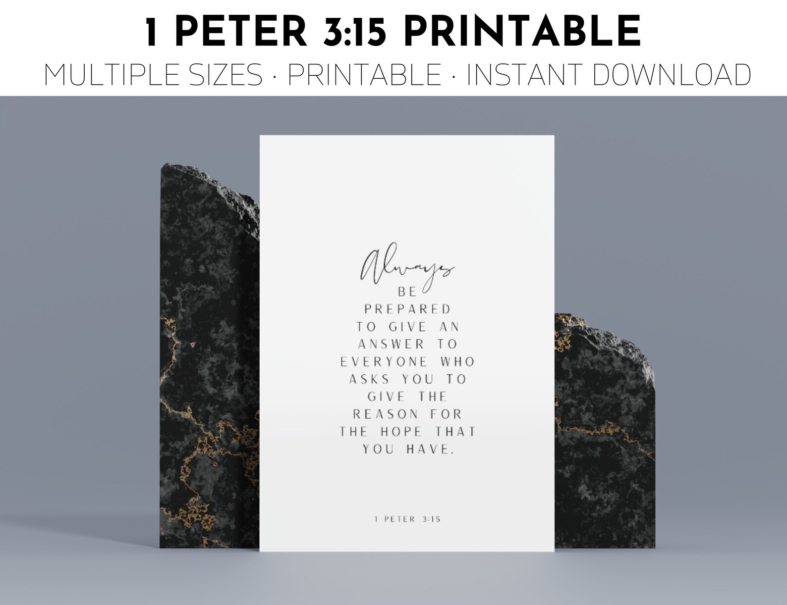 Always Be Prepared to Give an Answer for the Hope That You Have Print ...