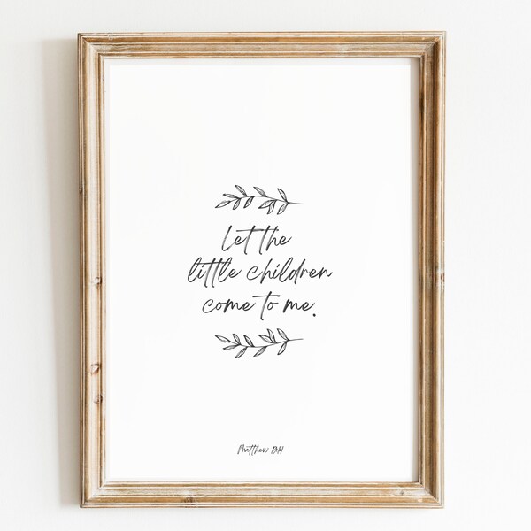 Children Come to Me - Etsy