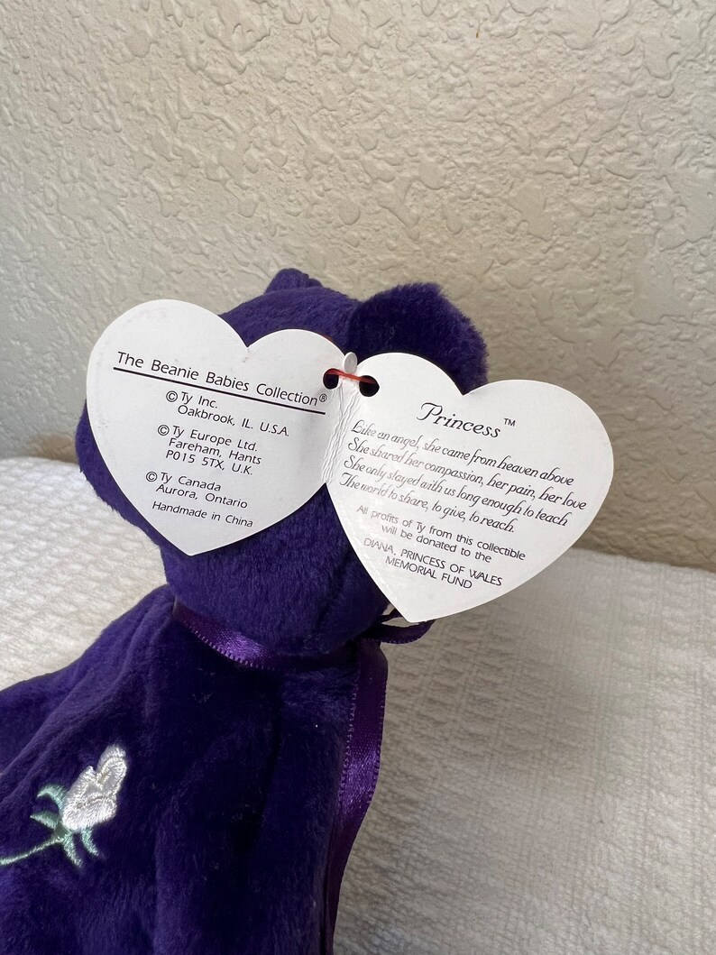 Extremely Rare Ty Princess Bear - Beanie Babies Collection - Etsy