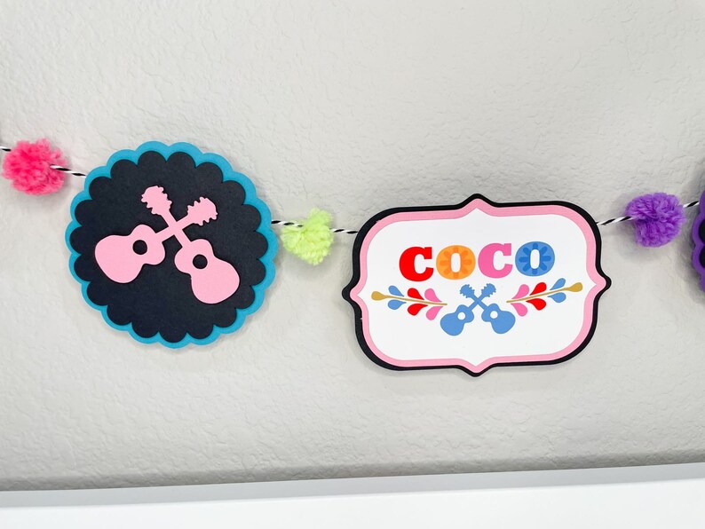 Día De Los Muertos Paper Banner - Disney COCO Inspired Banner - Day of ...