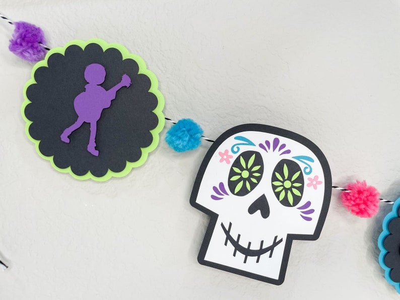 Día De Los Muertos Paper Banner - Disney COCO Inspired Banner - Day of ...
