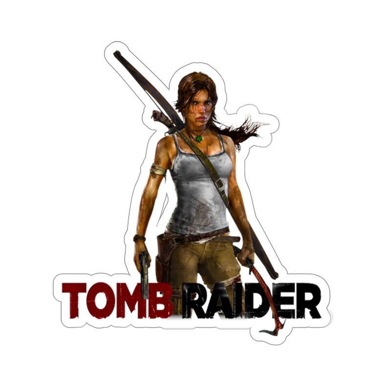 Lara Croft Tomb Raider Kiss-cut Stickers - Etsy