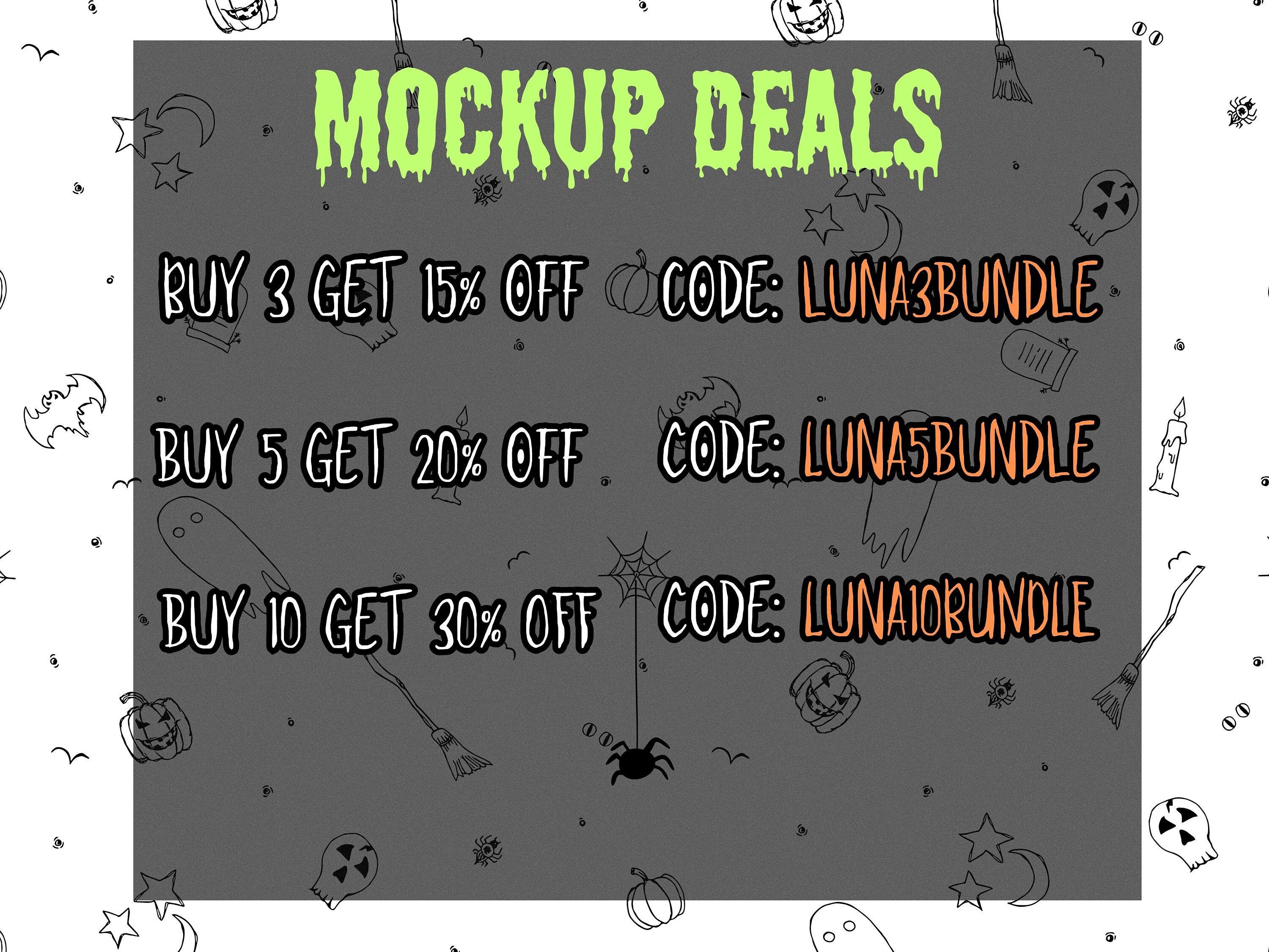 Halloween Mockup Bundle | Fall Mockup Bundle | Mockup Bundle | Shirt ...