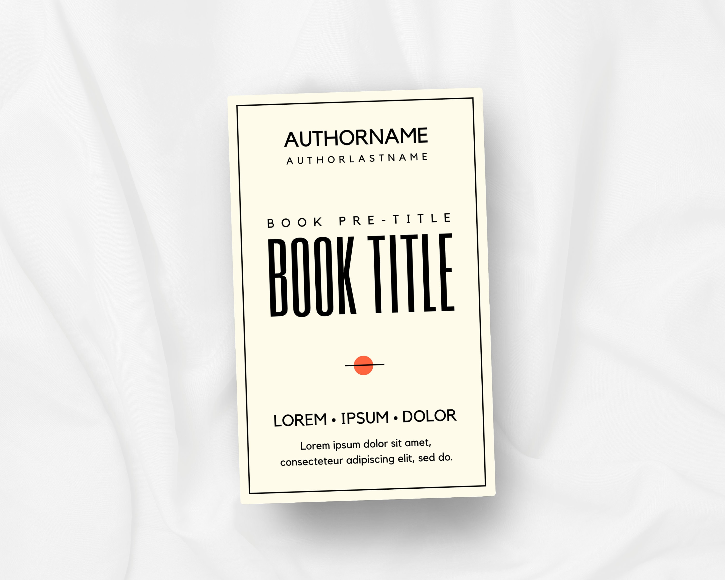 Book Cover Canva Design Template | Modern and Minimal Digital Book ...