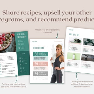 Fitness Program Ebook Template | Canva Ebook Template for Fitness ...