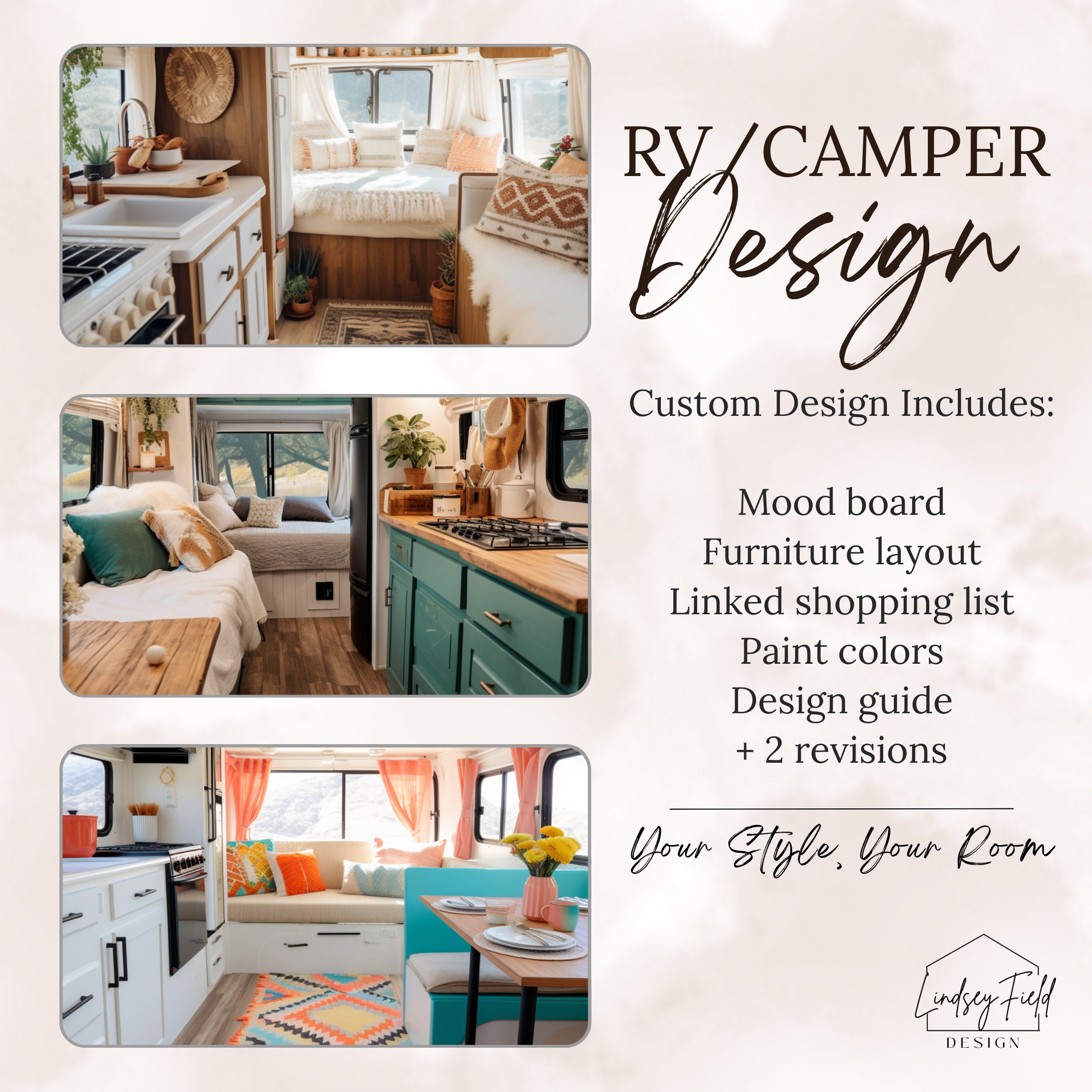 RV Interior Design Service | Full Time RV | RV Camper | Rv Curtains | Glamping | Mood Board ...