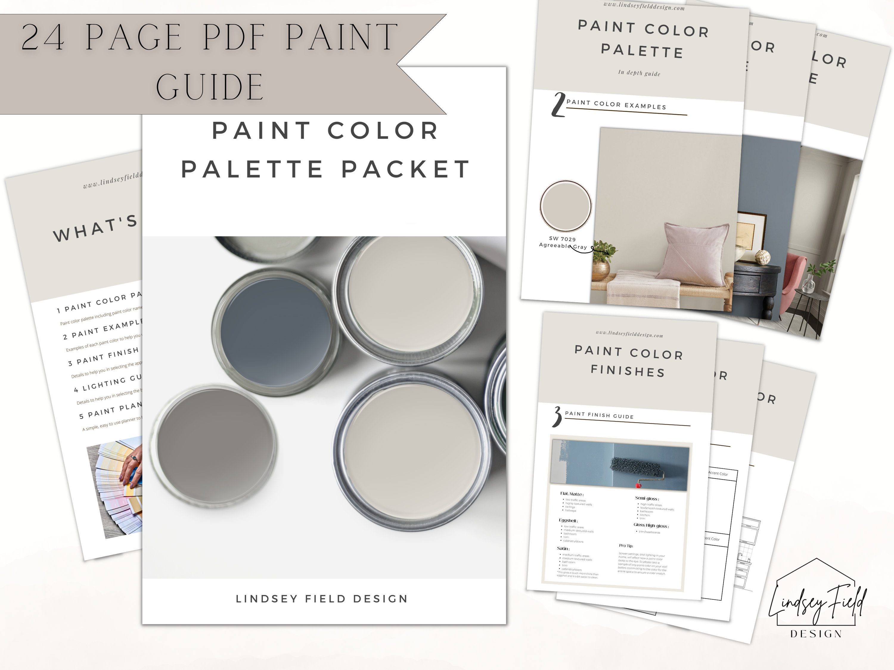 Agreeable Gray Color Palette | Sherwin Williams | Professional Paint ...
