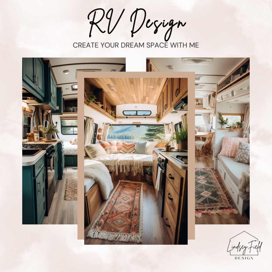 RV Interior Design Service | Full Time RV | RV Camper | Rv Curtains | Glamping | Mood Board ...