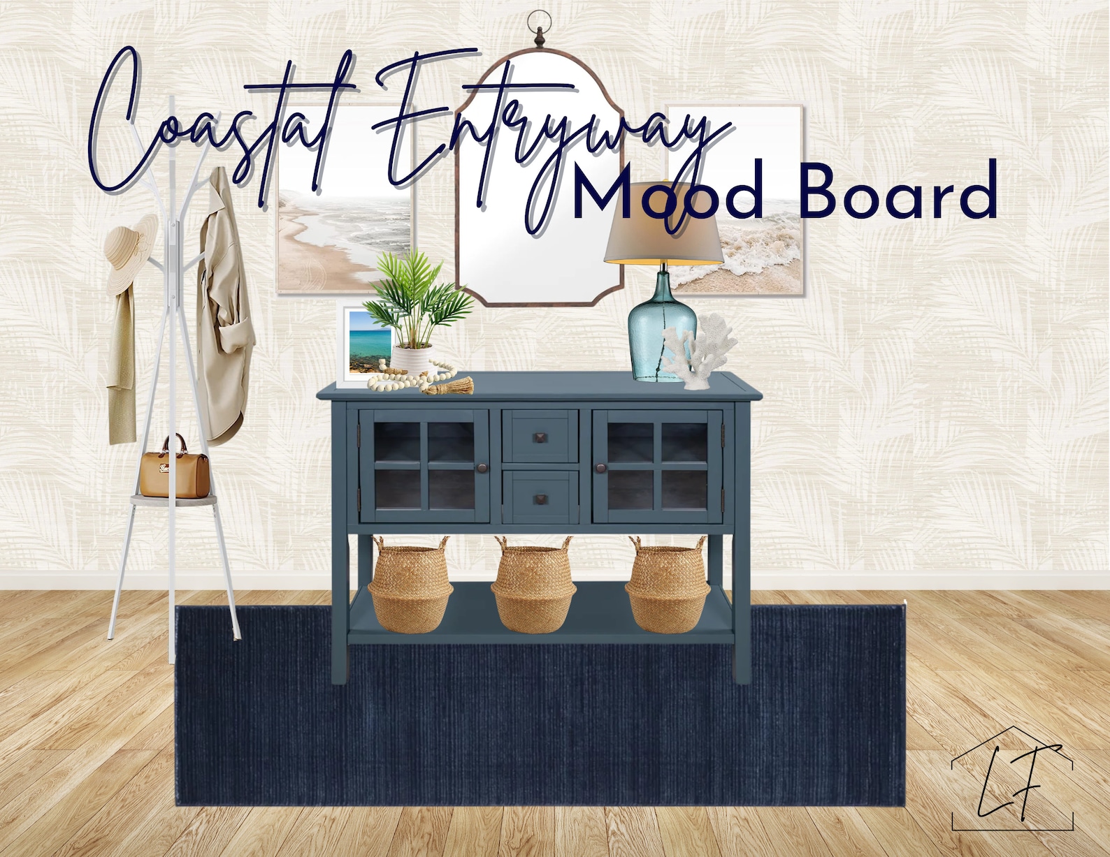 Coastal Home Design Mood Board Bundle | Coastal | Beach | Airbnb ...