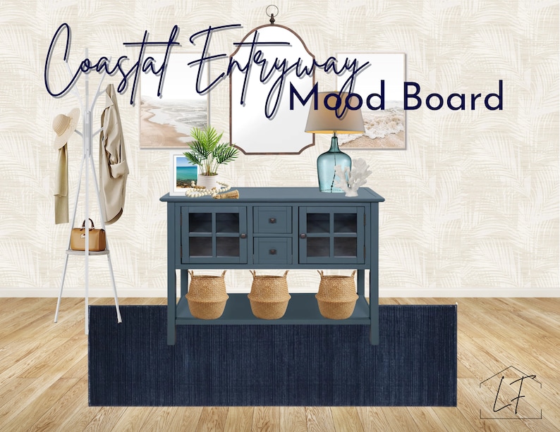 Coastal Home Design Mood Board Bundle | Coastal | Beach | Airbnb ...