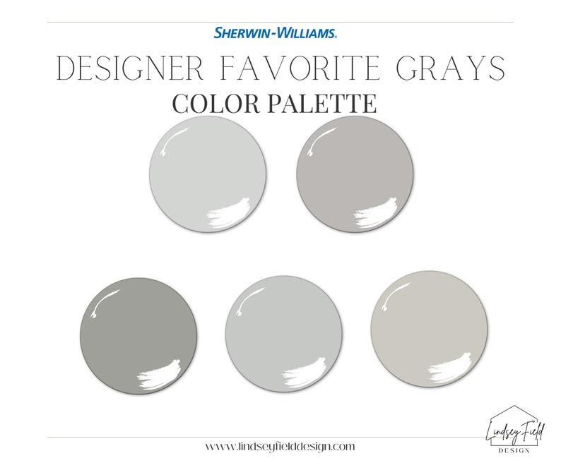 SW Best Gray Paint Colors | Sherwin Williams | Professional Paint Color ...