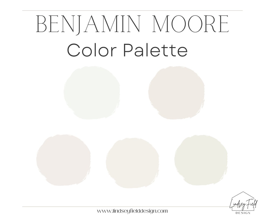 Best White Paint Colors | Benjamin Moore | E-design | Instant Download ...