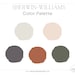 Rich Earth Tone Paint Color Palette | Mid Century Modern Paint Colors ...