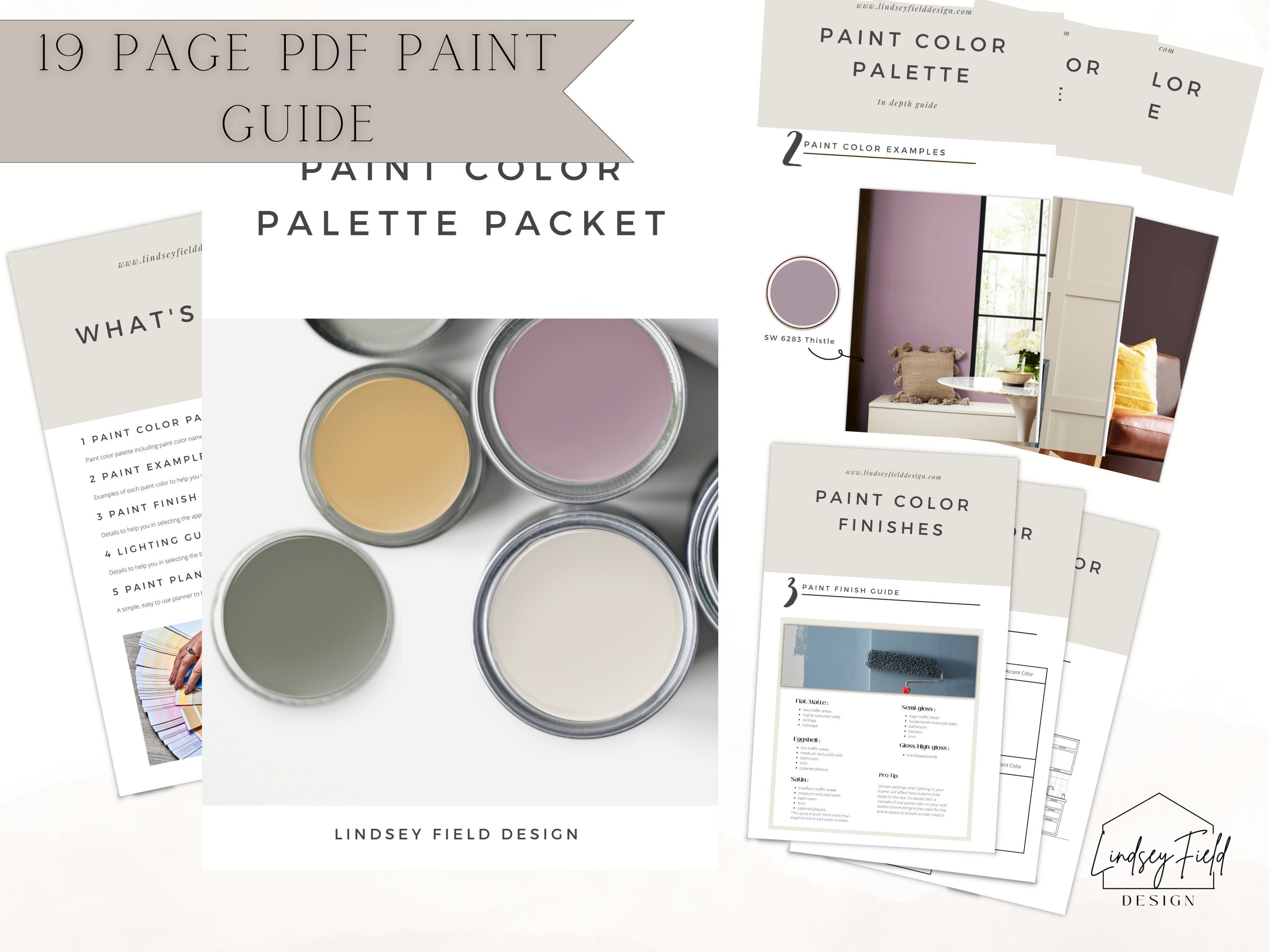 SW Earthy Cottage Core Paint Palette | Sherwin Williams | Professional ...