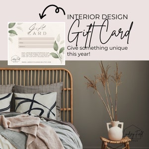 Interior Design Gift Card | Livingroom Design | Bedroom Design | Home ...