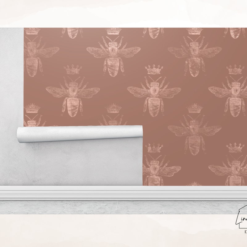 Honey Bees Wallpaper - Etsy