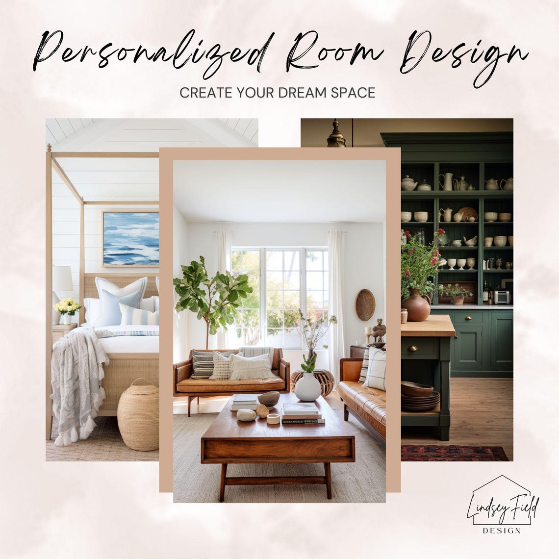 Personalized Virtual Interior Design, Complete Room Design Package ...