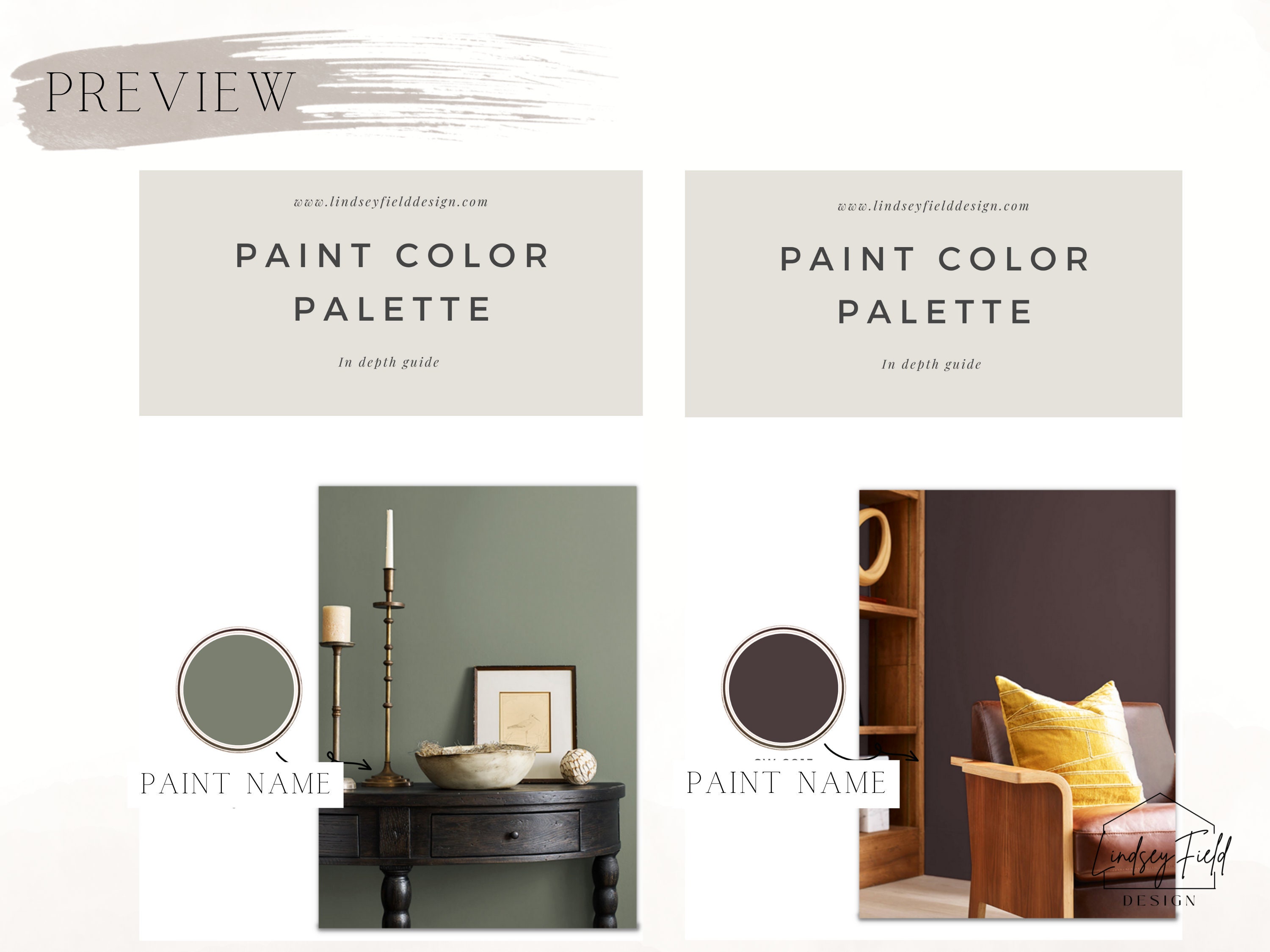 SW Earthy Cottage Core Paint Palette | Sherwin Williams | Professional ...