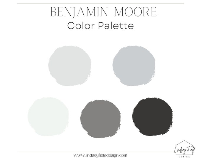 Warm Neutral Paint Color Palette | Benjamin Moore | E-design | Virtual ...
