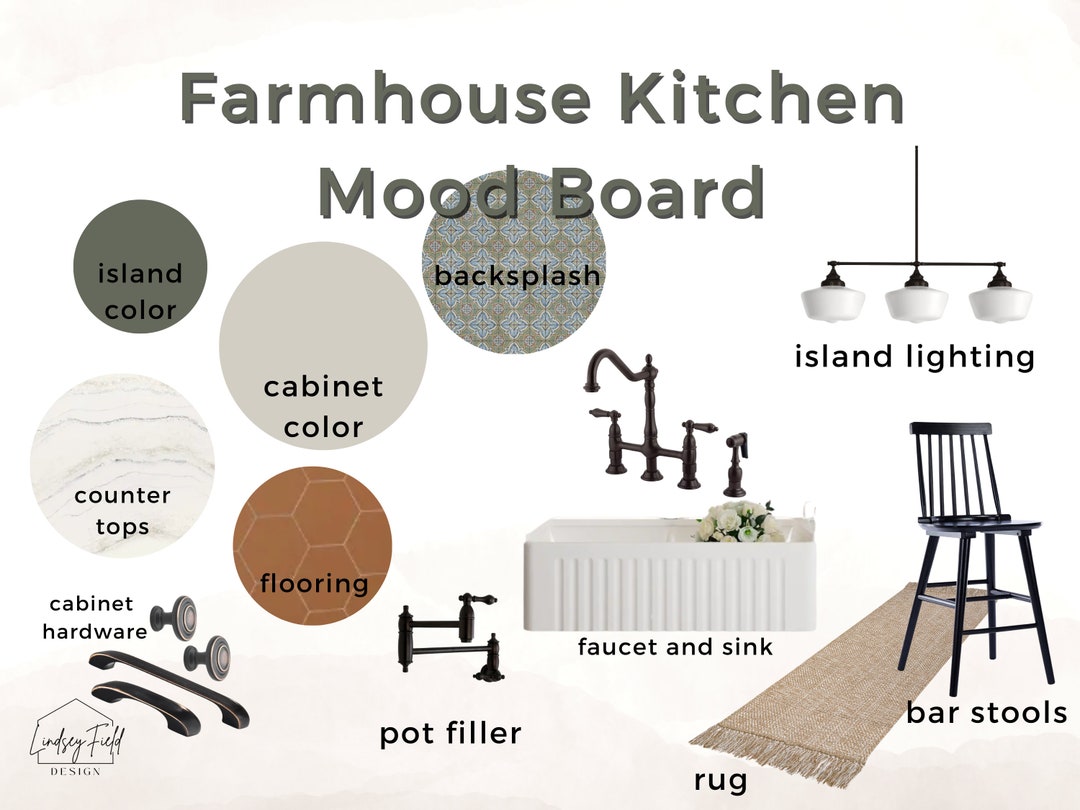 Farmhouse Kitchen Mood Board | Cottage | Vintage | Modern Farmhouse ...