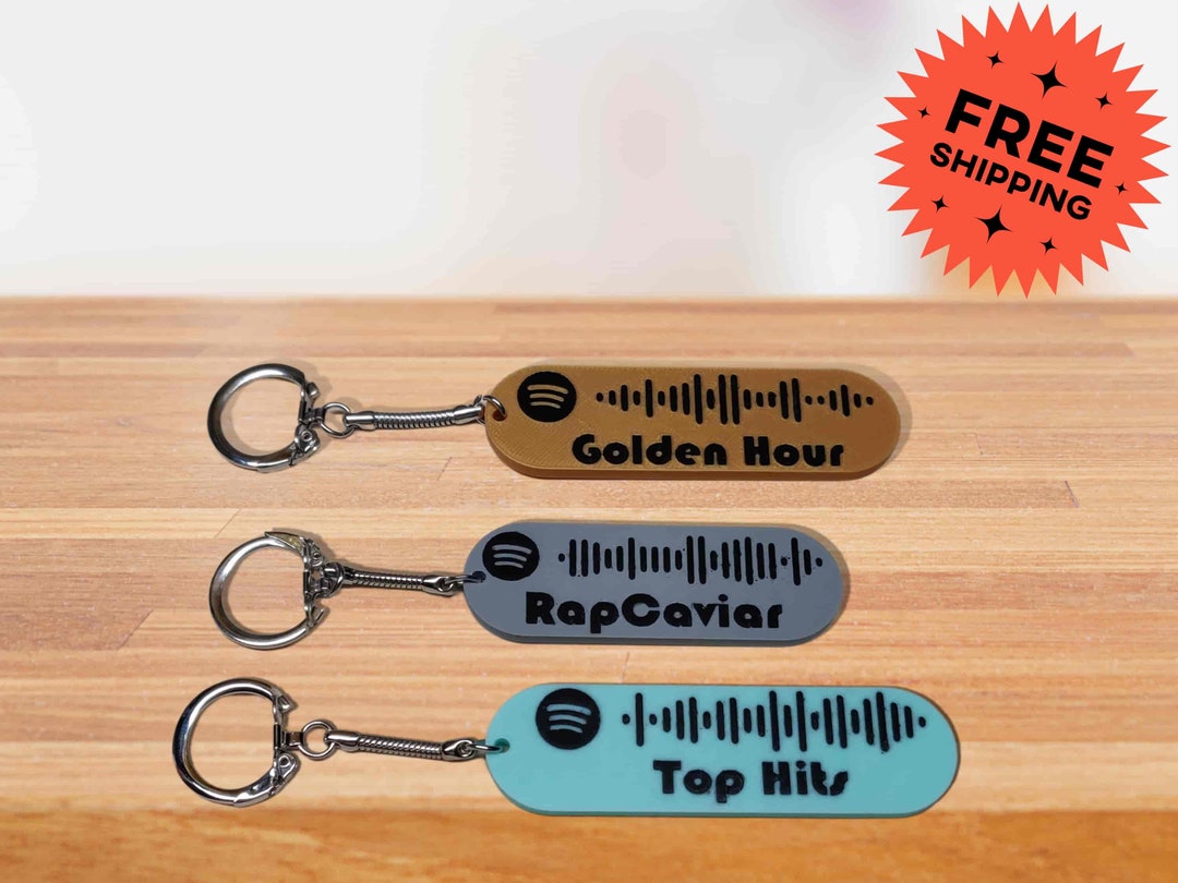 Personalized Spotify Code Keychain | Mothers Day Gift - Birthday - Gifts for Him - Gifts for Her ...