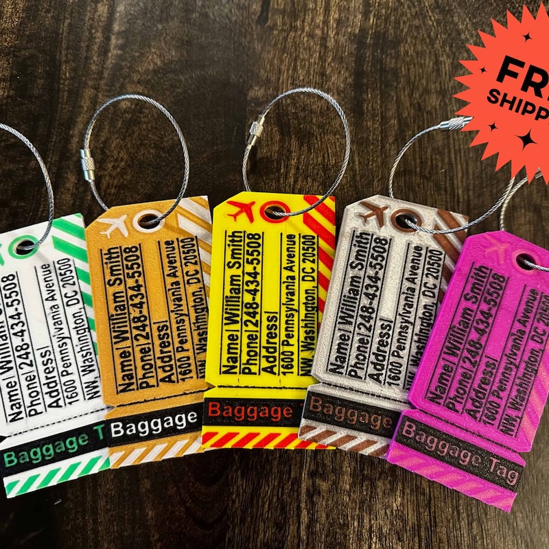 Funny Luggage Tags - Etsy