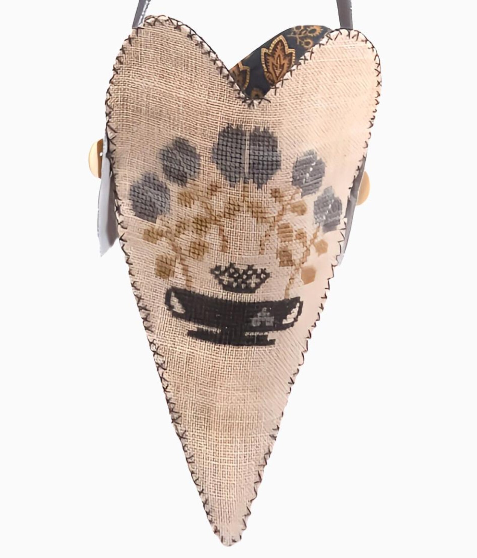 Little Heart Scissor Keeper, Pattern Only, Vintage, Cross-stitch ...