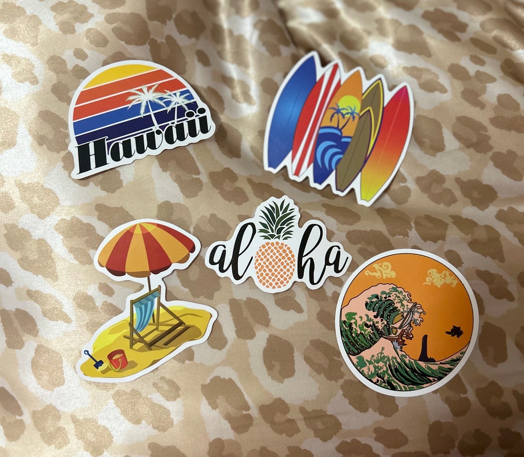 Hawaii Sticker Pack - Etsy