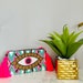 Evil Eye Ojo Turco Clutch Wayuu Tapizado Decorado Manos Libres ...