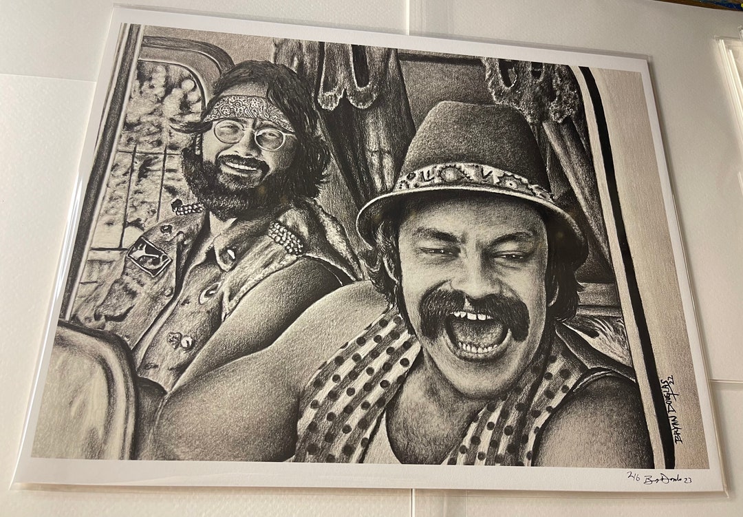 Cheech and Chong Art Print - Etsy