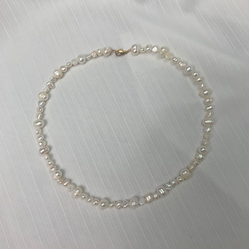 Cute Pearl Necklace - Etsy